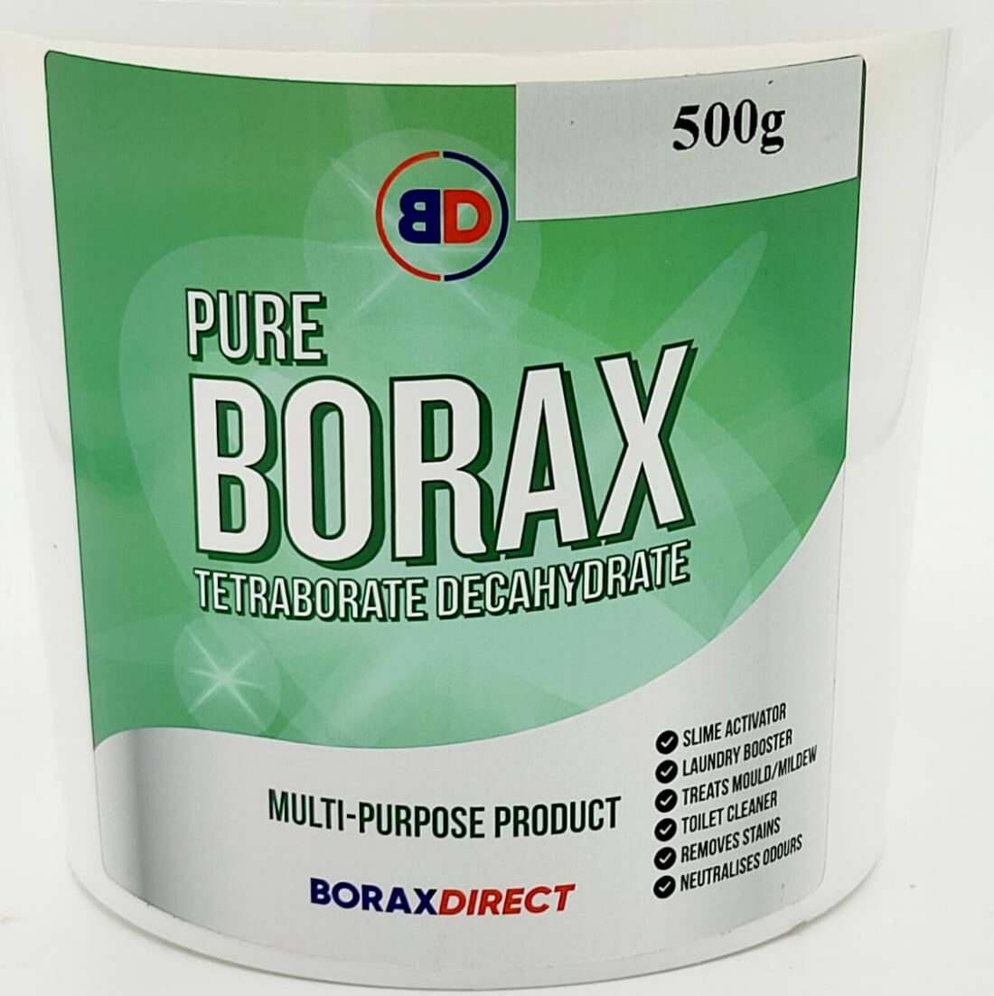 Borax Powder 500g Pure Sodium Tetraborate For Cleaning Slime Borax Powder 500g Pure Sodium Tetraborate For Cleaning Slime